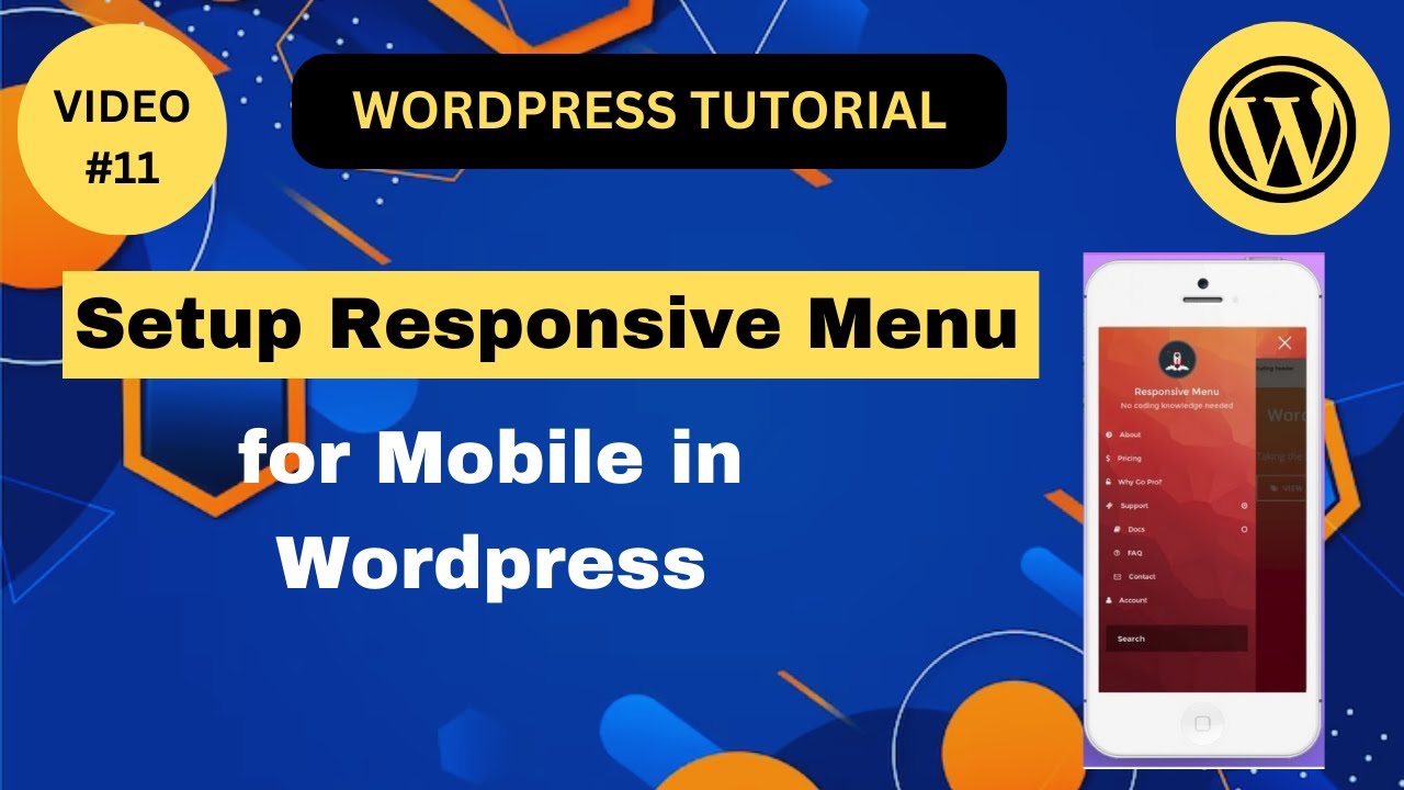 How To Setup Mobile Responsive Menu In Wordpress How To Setup Webstory Wordpress Tutorial 12 1546