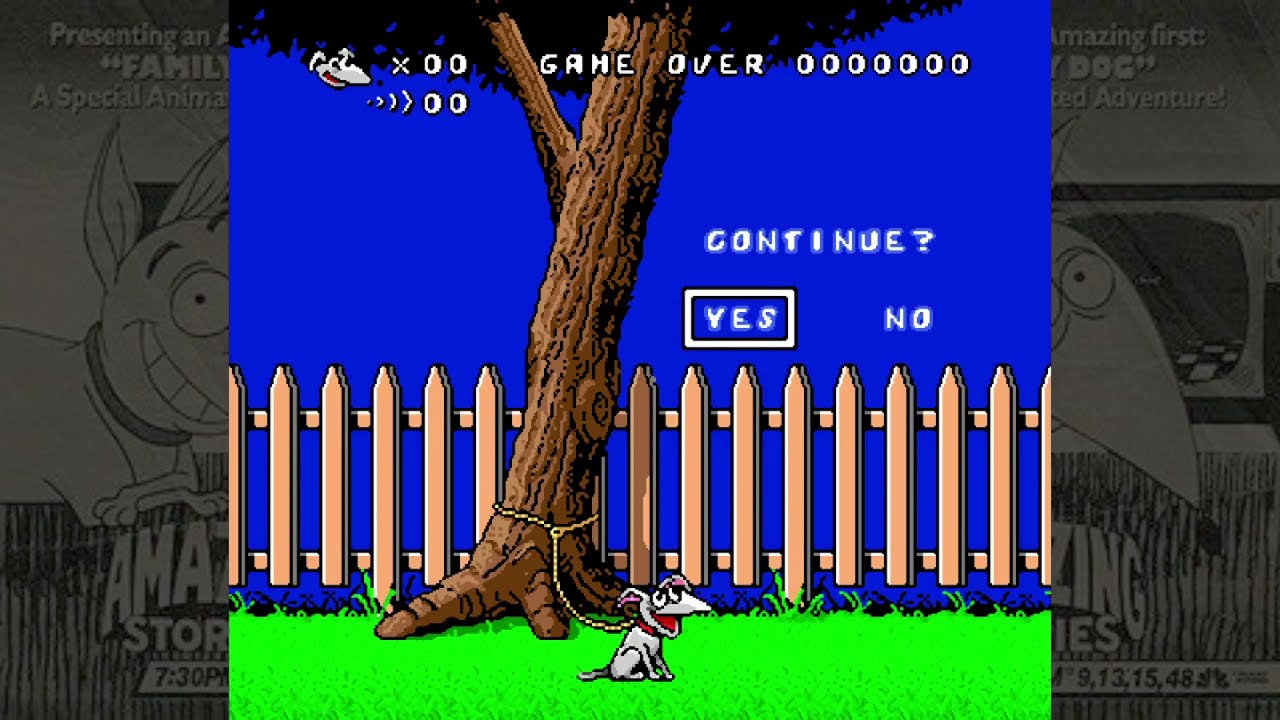 Family Dog - Game Over (SNES) - YouTube