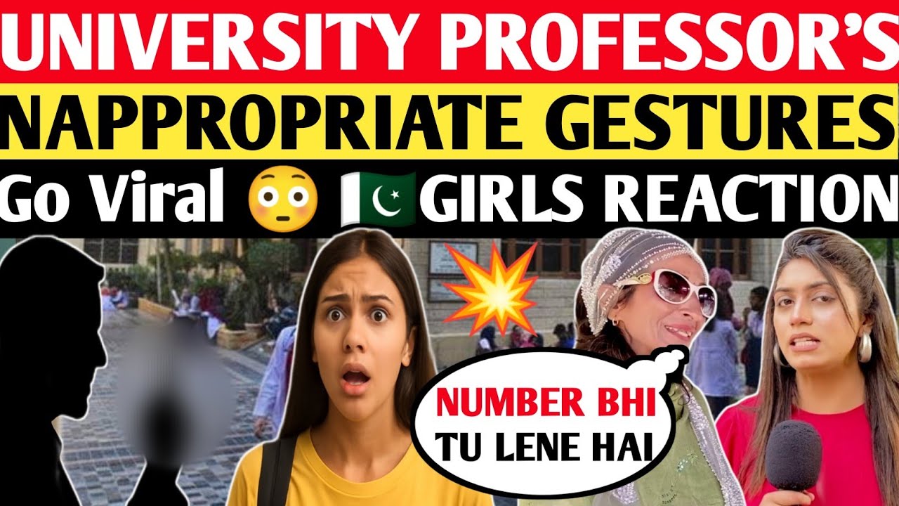 University Professor’s Inappropriate Gestures Go Viral 😳 | Pakistani ...