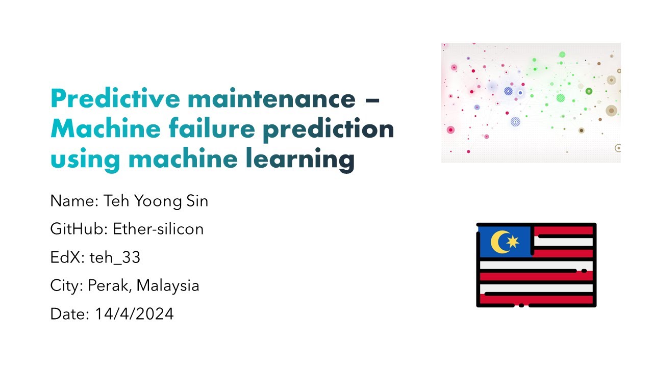 CS50P Final Project: Predictive maintenance using Machine Learning - YouTube
