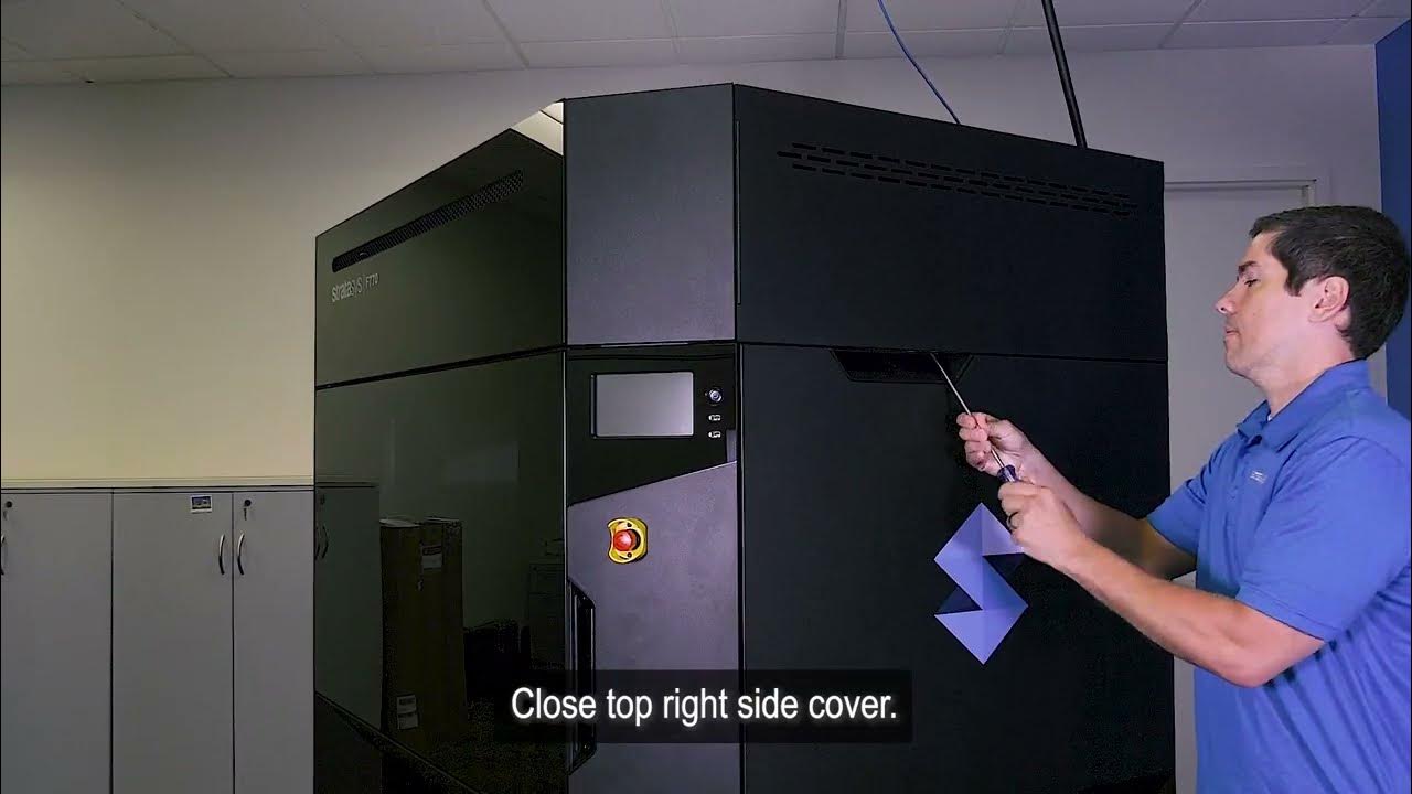 Stratasys Academy | F770 3D Printer: Filament Port Assembly Removal and ...