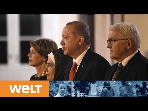 EKLAT BEIM STAATSBANKETT: Erdogan greift deutschen Rechtsstaat an
