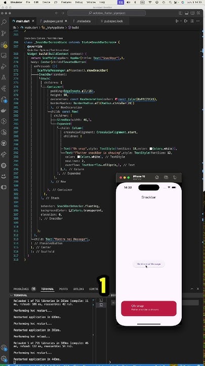Comment bien informer l'utilisateur dans une application mobile #flutter #education #tutorial ...