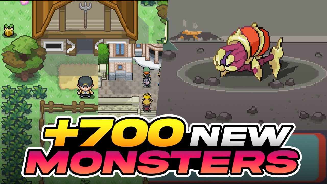 WHAT? 700 POKEMON ?! I mean... MONSTERS 👹 Best Pokemon Rom Hacks 2023 ...