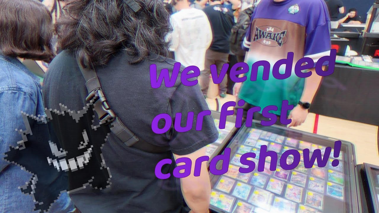 We vended our first card show! Vendor POV - YouTube