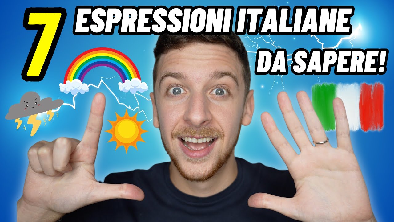 7 Espressioni Idiomatiche Legate Ai Fenomeni Atmosferici (Sub ITA ...