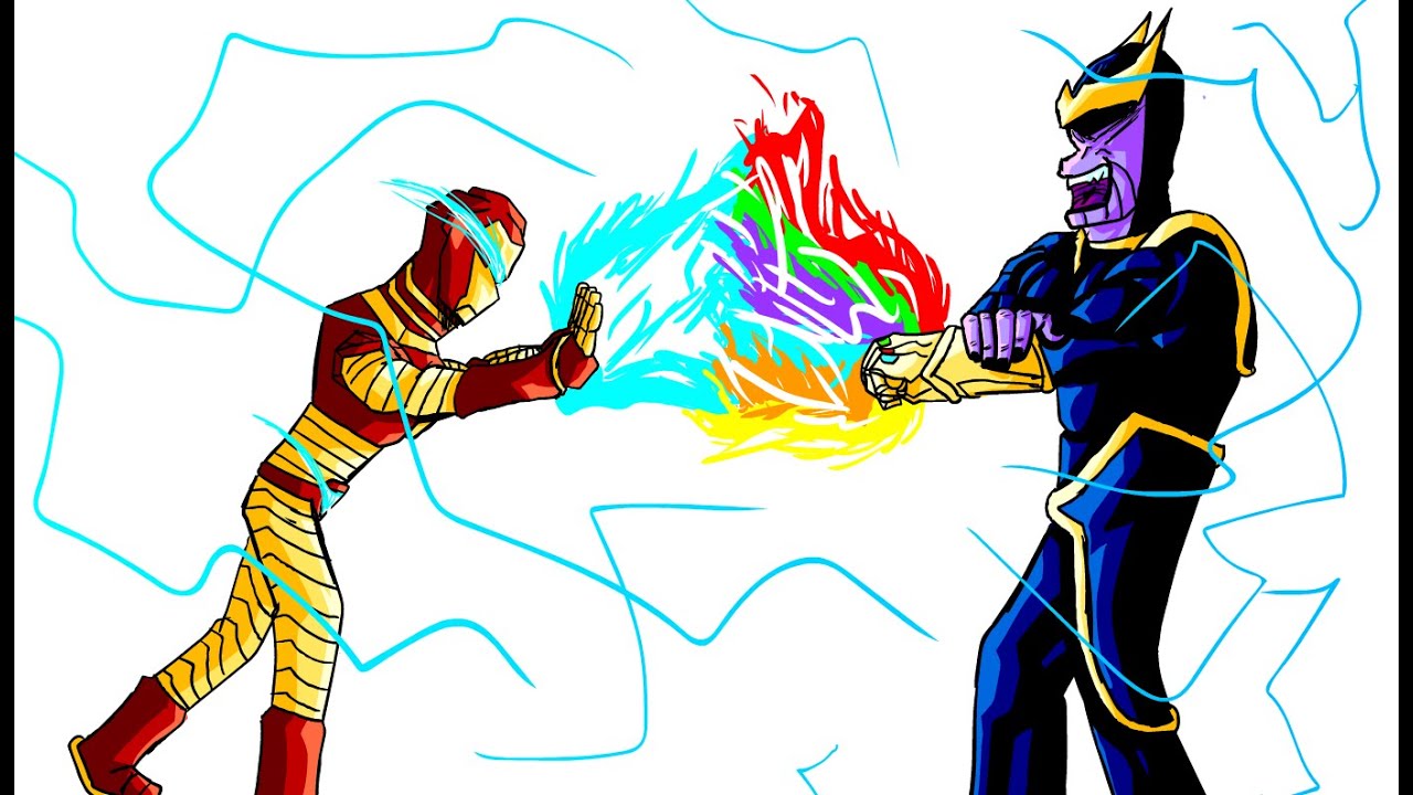 IronMan V Thanos - College Animatic - YouTube