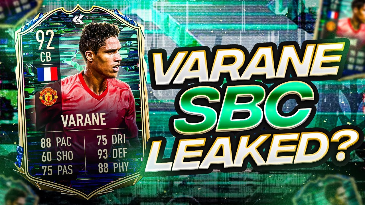 FLASHBACK VARANE SBC COMING?! FIFA 22 - YouTube