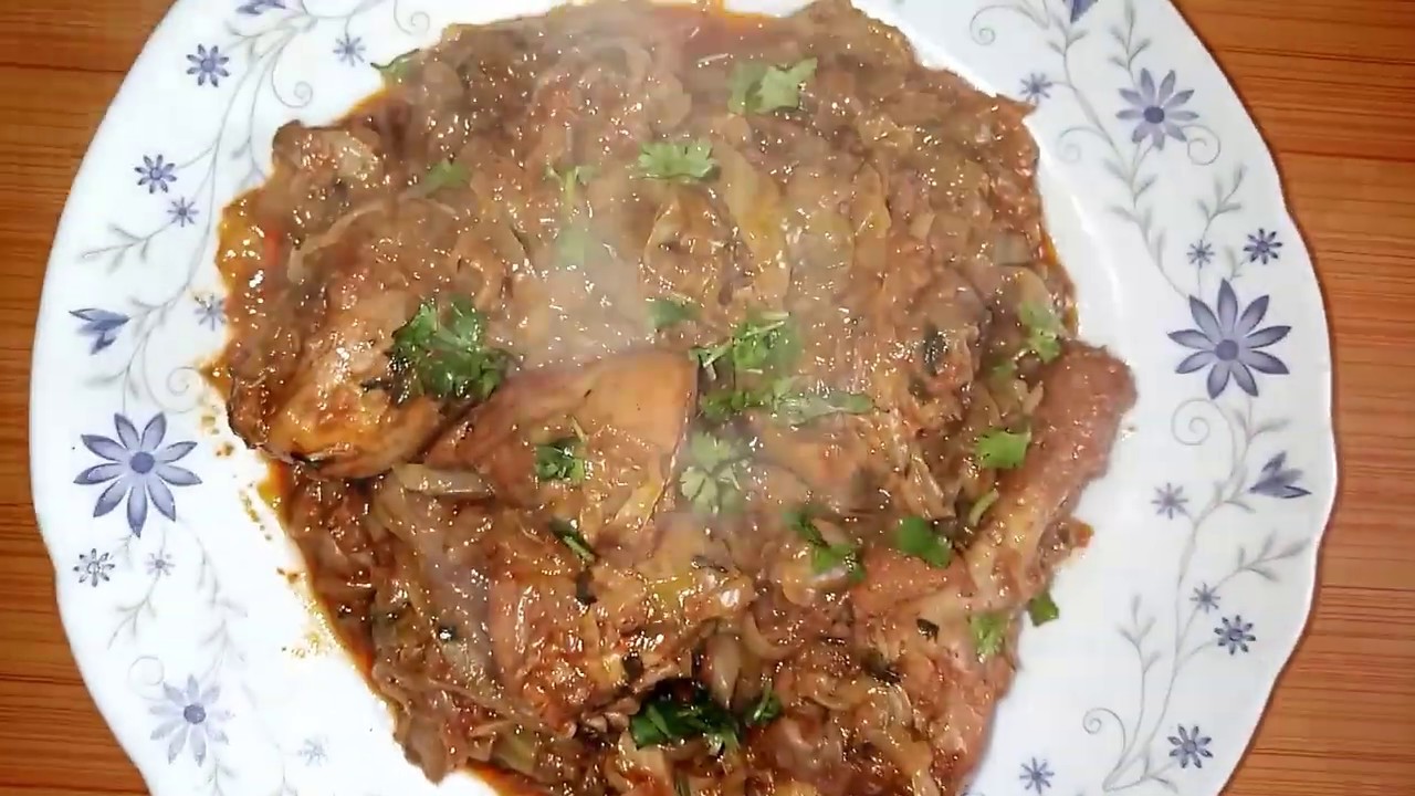 Band Gobi Recipe How to make chicken band gobhi / gobi gosht recipe in ...
