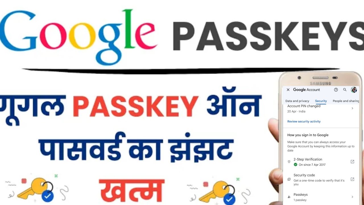 how to enable google account passkey | Gmail account passkey enable ...