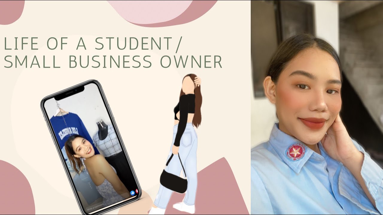 life of a student / small business owner - YouTube