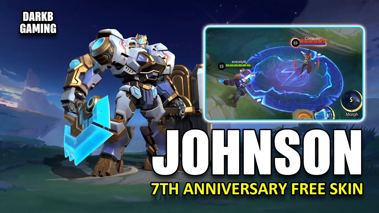 Johnson 7th Anniversary Skin Release Date and Skill Effects | Free Skin ...