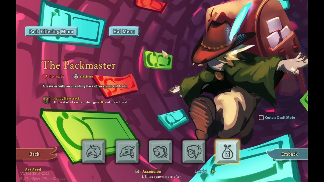 Slay the Spire Mods: The Packmaster Run 6 - YouTube