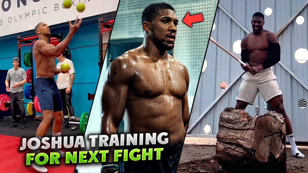 Anthony Joshua training for next fight. STRENGTH AND CONDITIONING ...