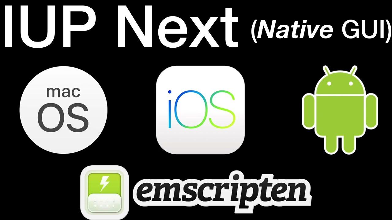 IUP Next: Native Cross-Platform GUI (adding Mac, iOS, Android, Emscripten) - YouTube