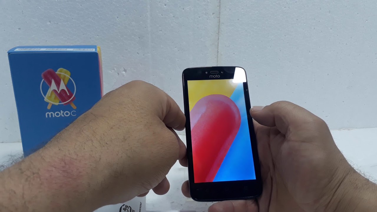 Unboxing do Smartphone Motorola Moto C de 8 GB - YouTube