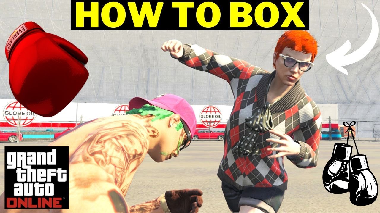 How to BOX in GTA Online normal Boxing VS Supermanpunch, GTA 5 Online ...