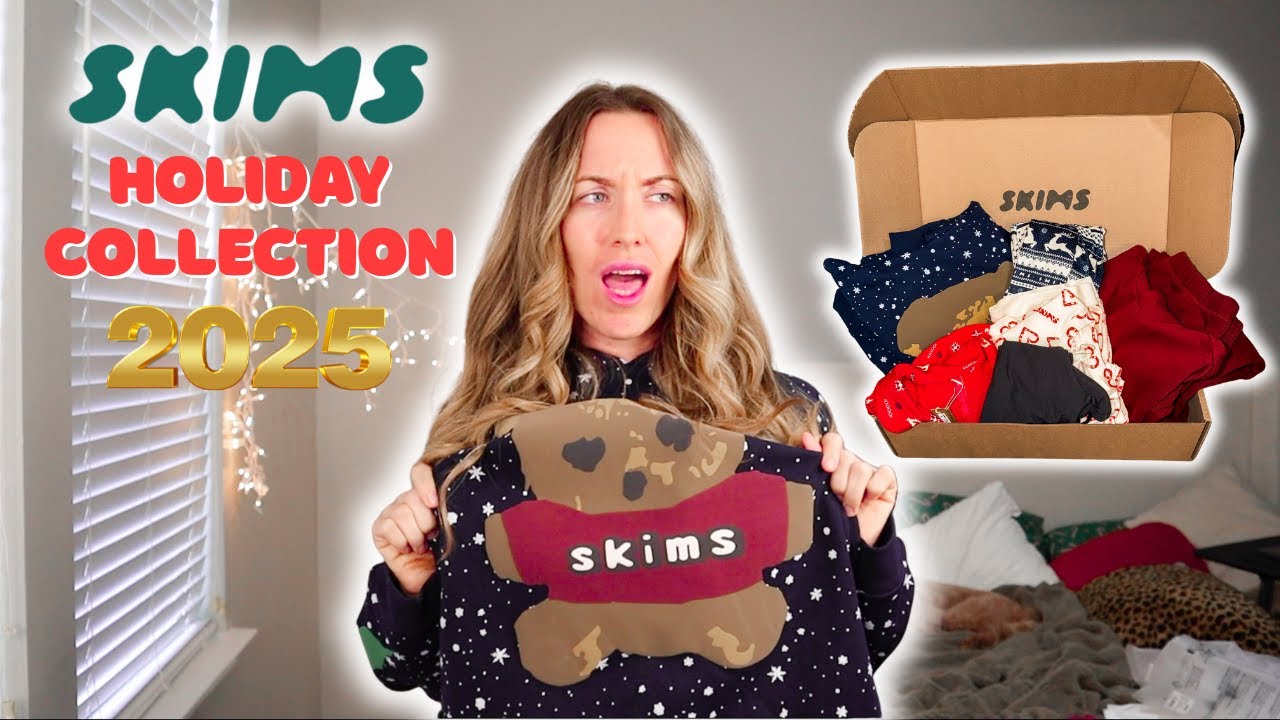SKIMS Holiday Collection 2025 - Review & Try On - YouTube