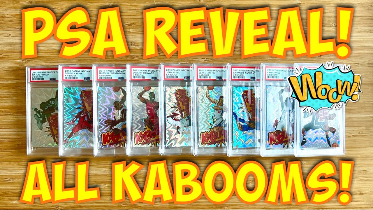 PSA REVEAL! Completing The 2013-14 Panini Innovation KABOOM! Insert Set ...