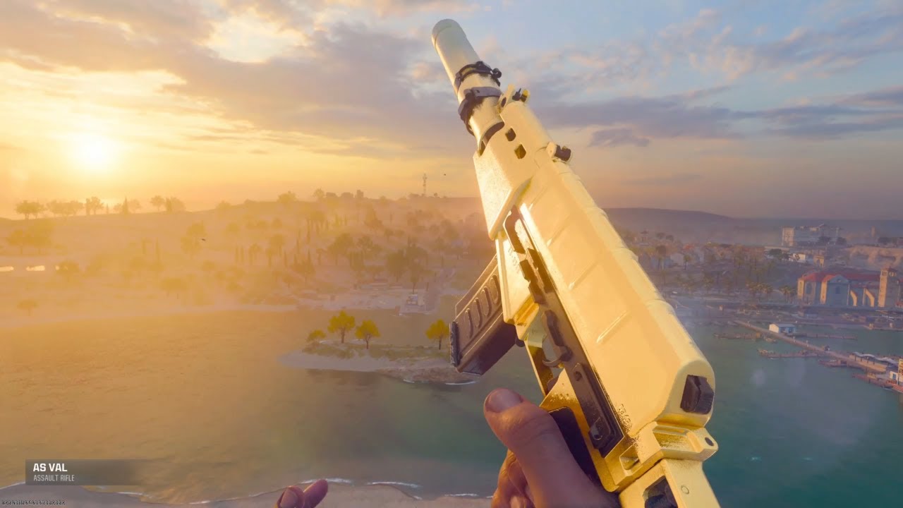 Call of Duty: Black Ops 6 - Weapon Inspect: AS VAL Gold - Gameplay (No ...