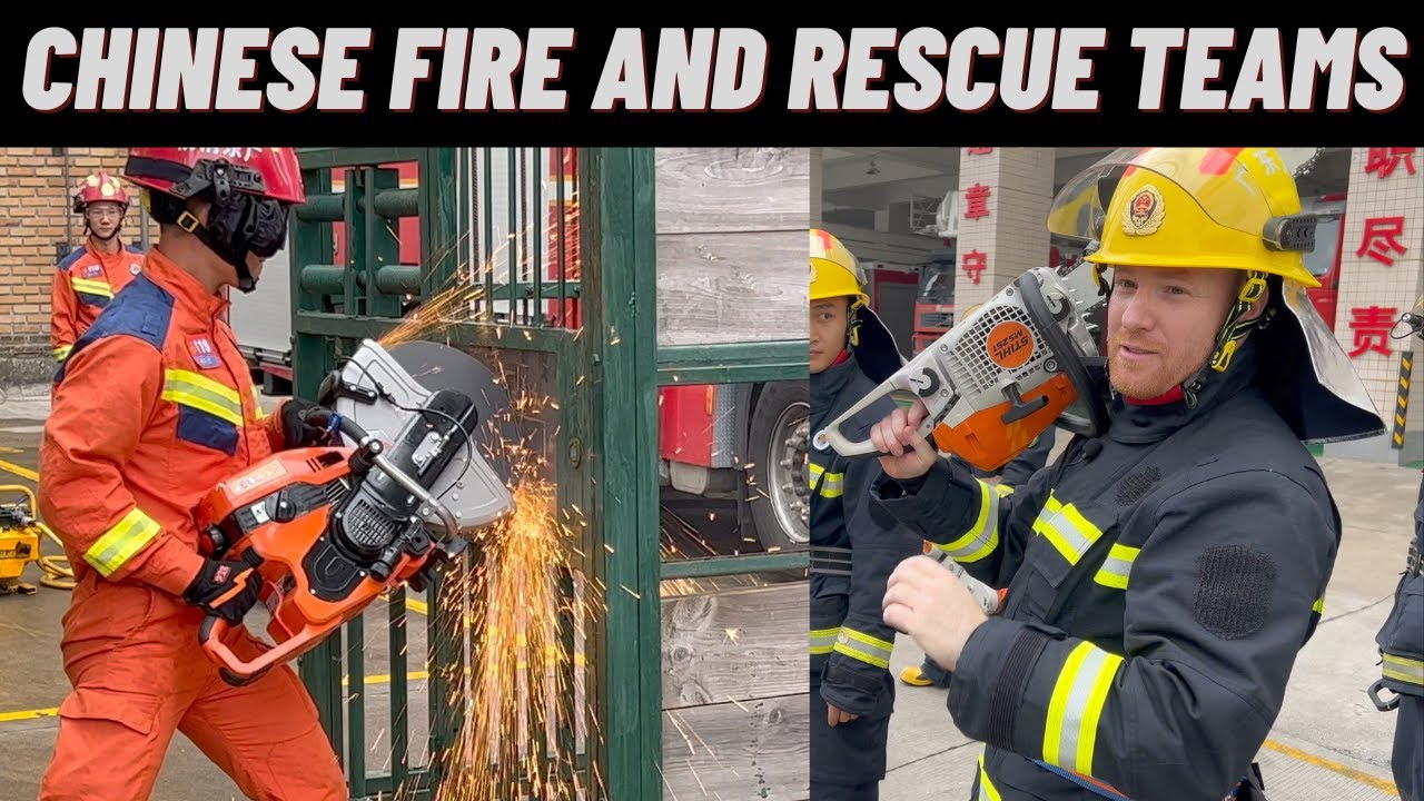Chinese Fire And Rescue Training: Zhongshan, China - YouTube