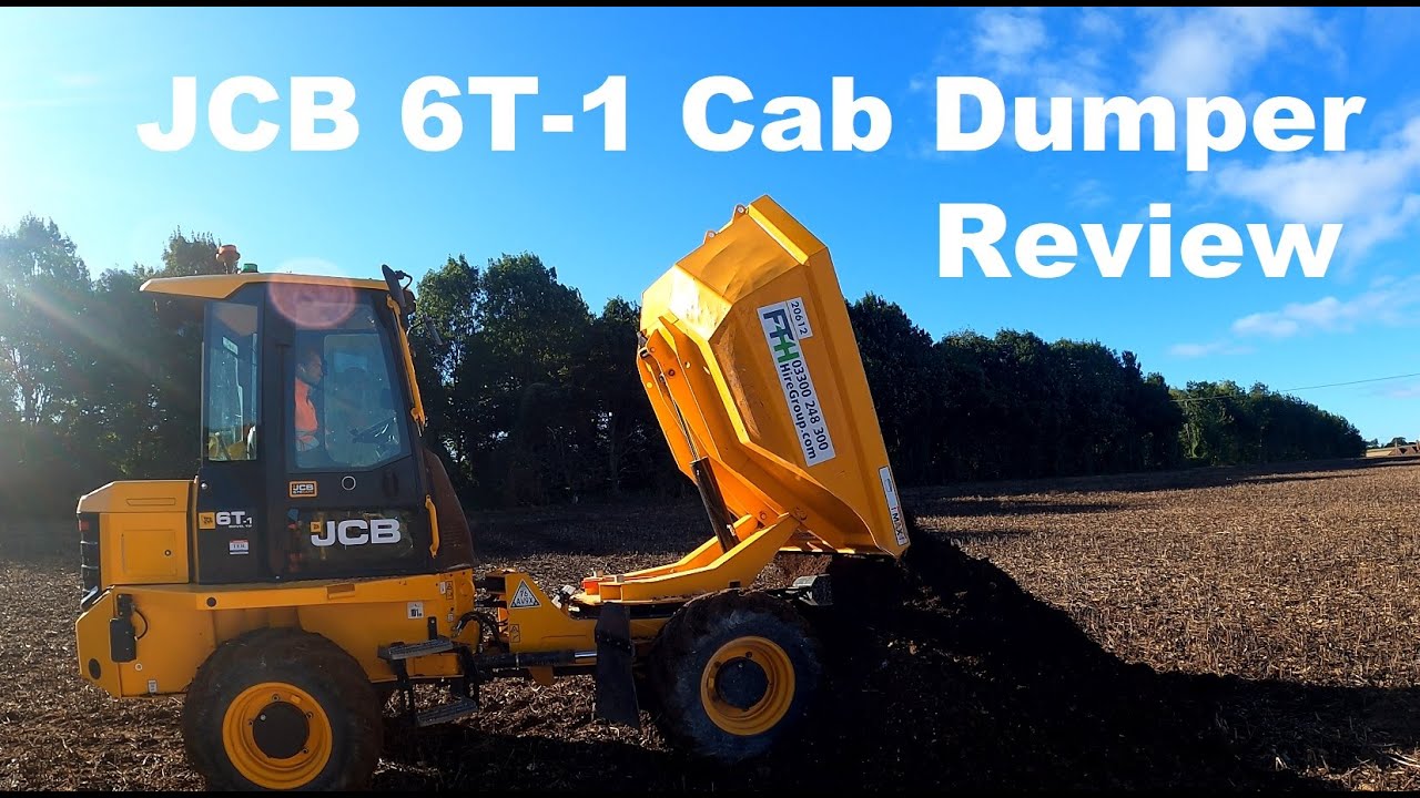 JCB 6T Cab Dumper Review - YouTube