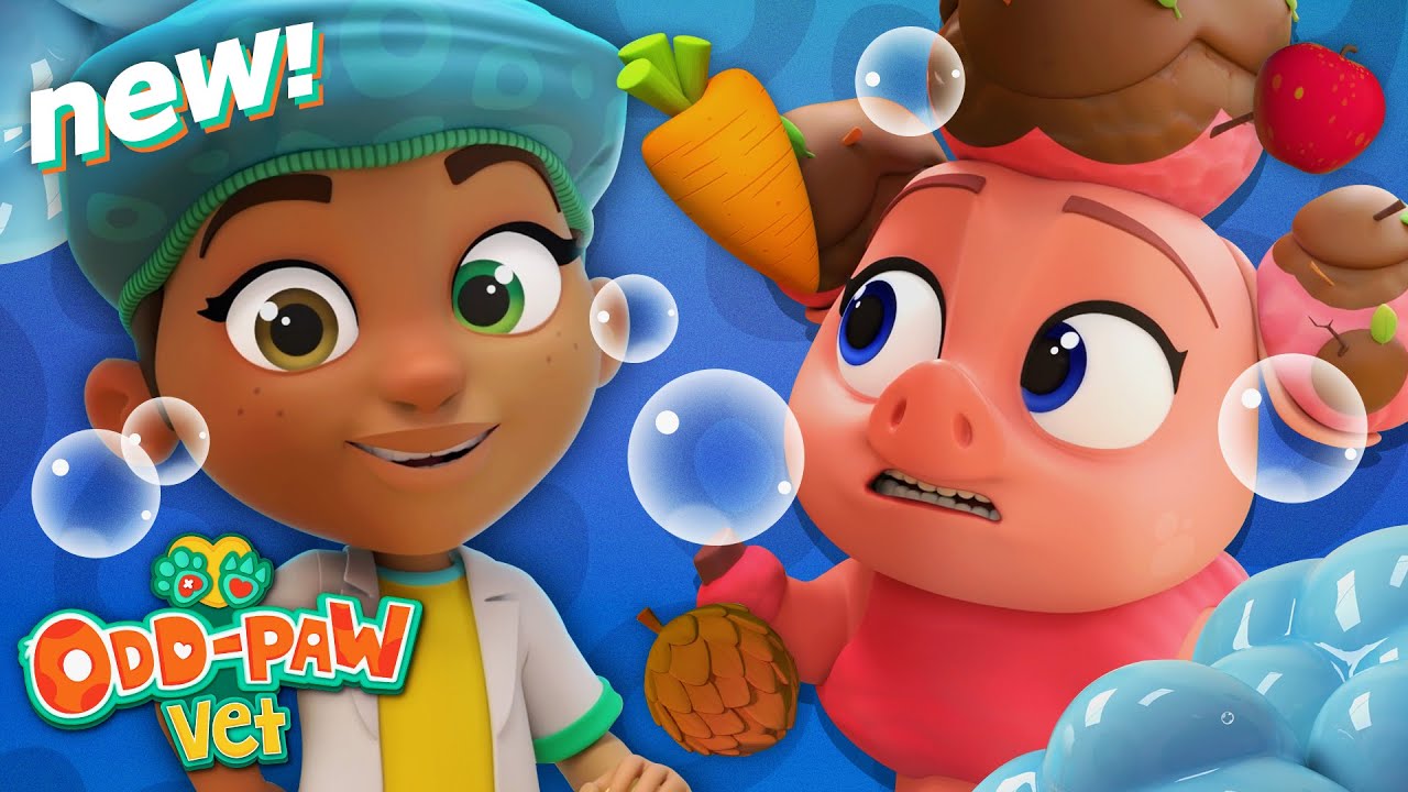 Hora do banho na Vet Care Clinic! 🧽 Novos episódios do Odd-paw Vet ...