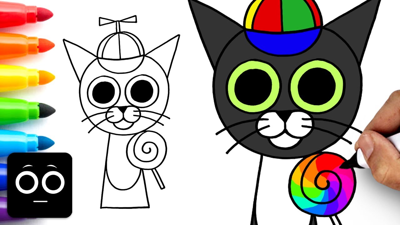 How To Draw Cat Pop | Step by Step Art Lesson for Beginners - YouTube