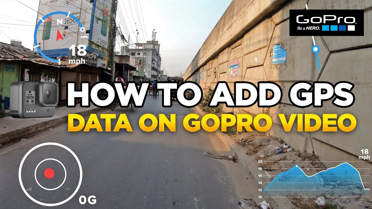 How to Add GPS Data To Gopro Video - YouTube
