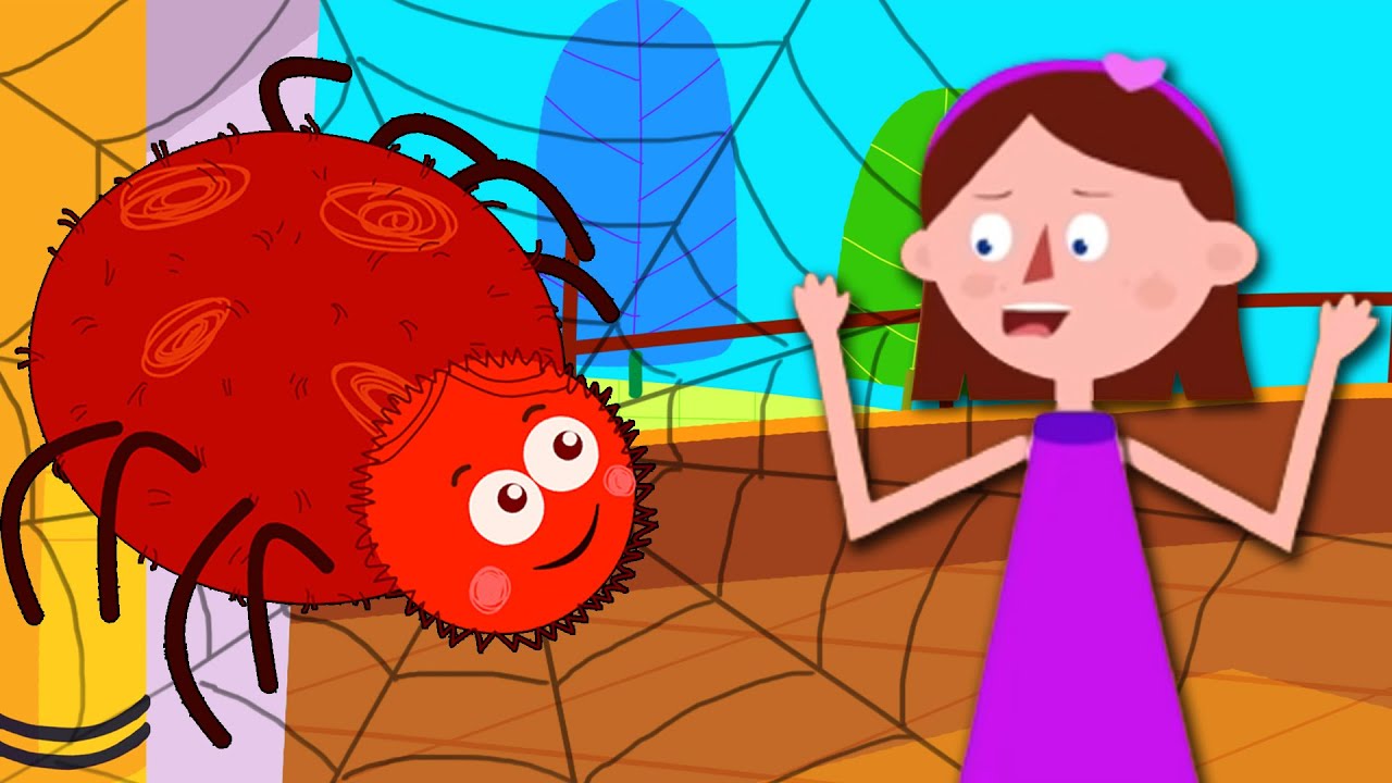 Incy Wincy Spider | The Spider Song | Nursery Rhymes & Kids Songs ...