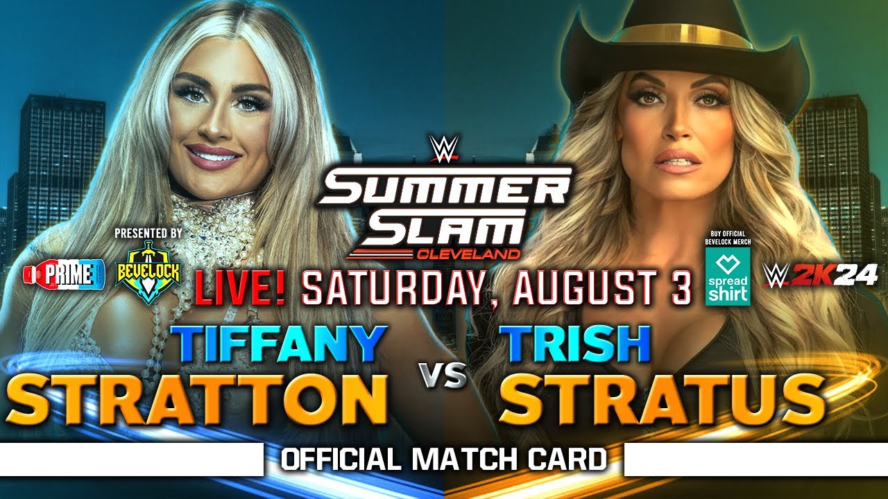SummerSlam 2024: Tiffany Stratton vs. Trish Stratus - Official Match ...