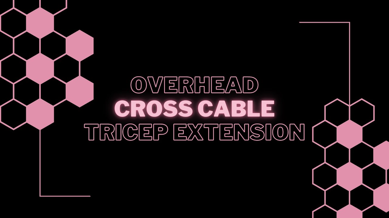 Overhead Cross Cable Tricep Extension - YouTube