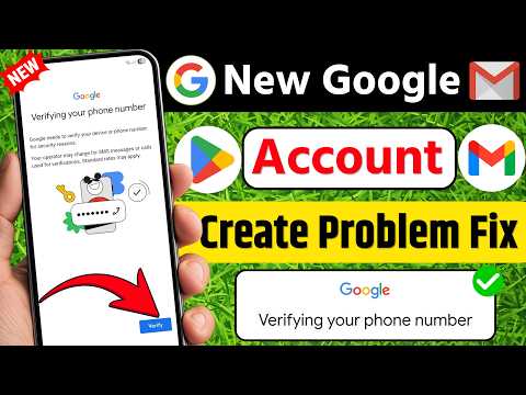 Google account verifying your phone number problem 2026 | verify your phone number problem