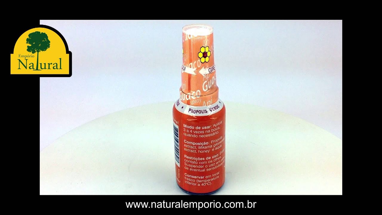 Api Guaco Spray Apis Flora Guaco, própolis e mel 30ml - YouTube