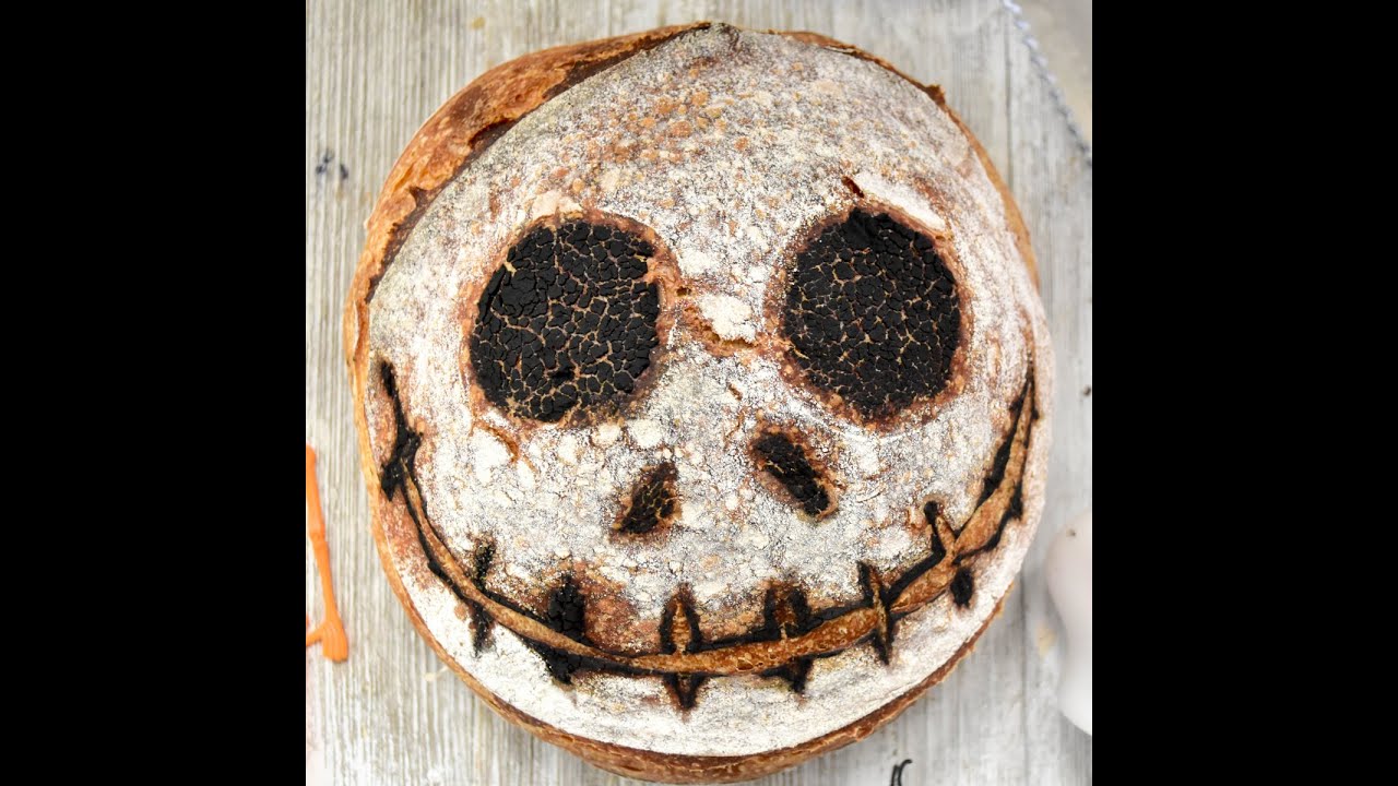 Jack Skellington Sourdough Bread - YouTube