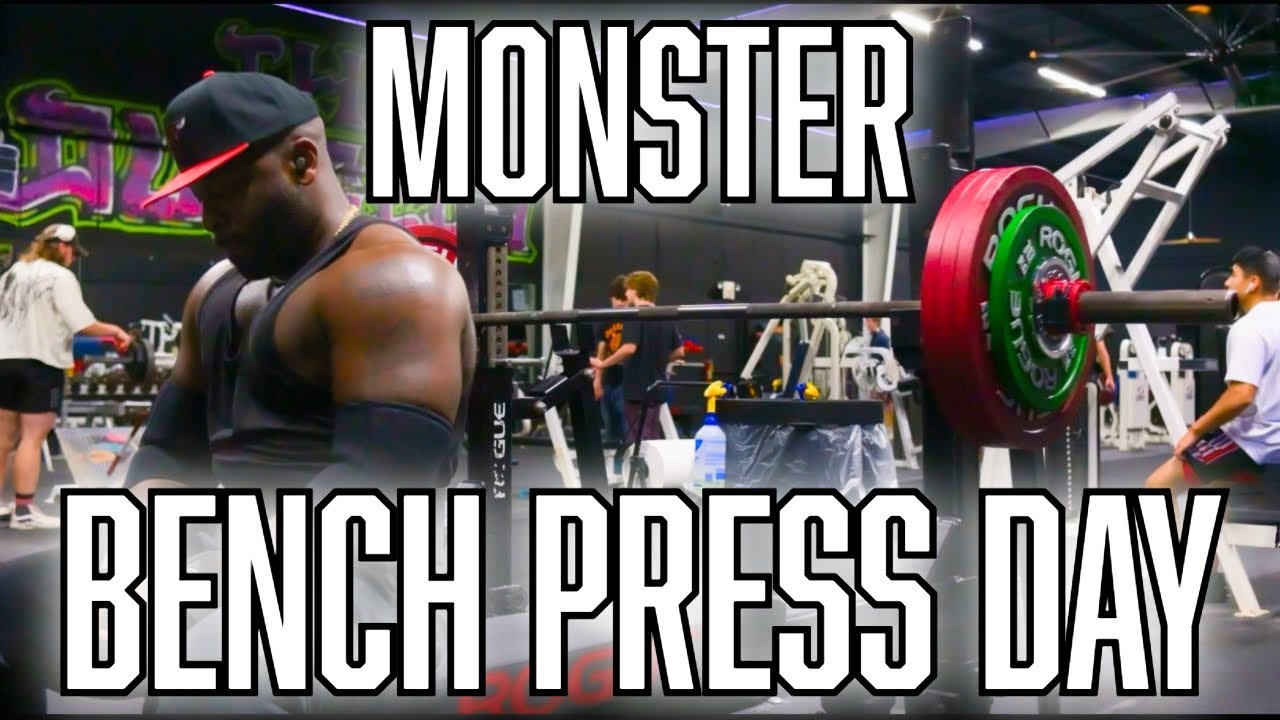 Big Bench Press Day | 425 LBS Raw Power - YouTube