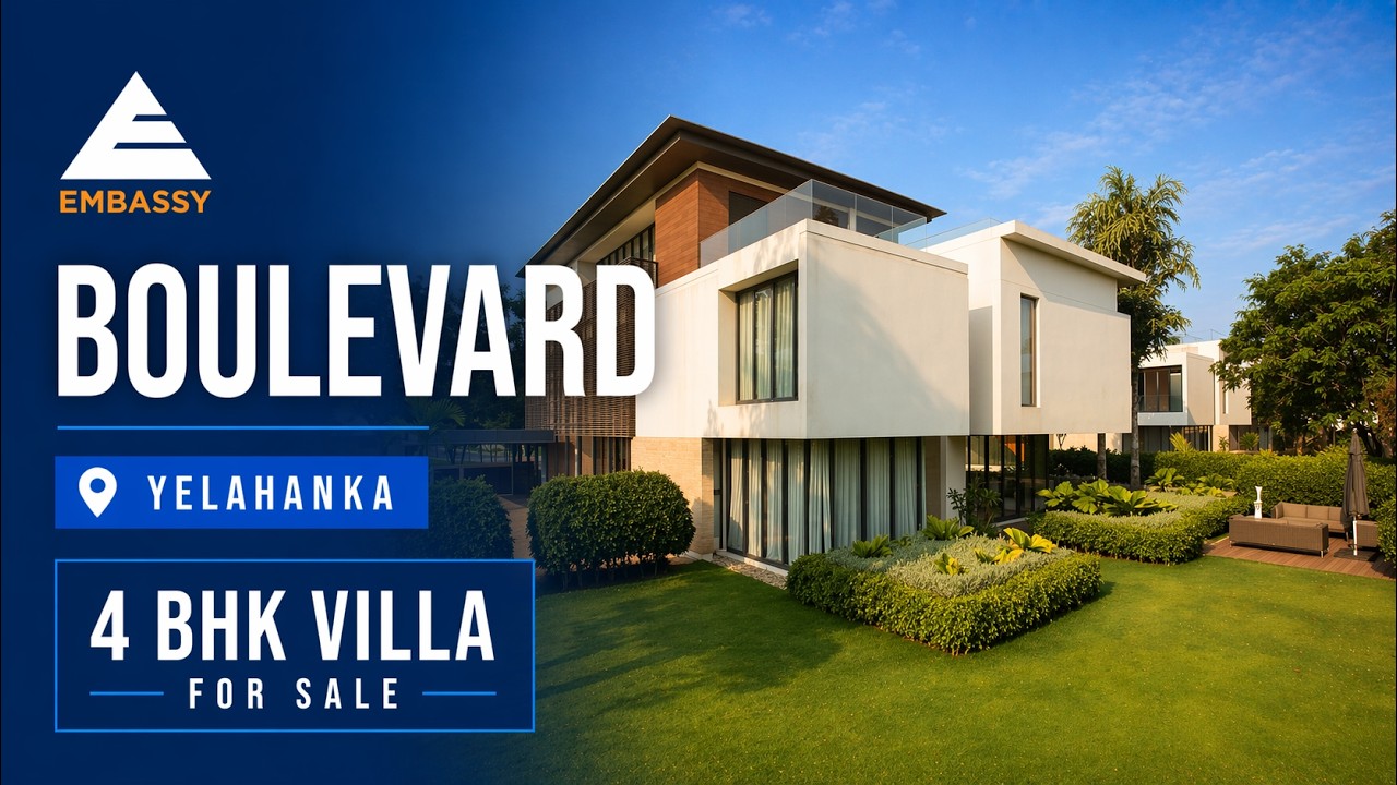 Embassy Boulevard | Ultra Luxury Villa For Rent, North Bangalore ☎️ +91 ...