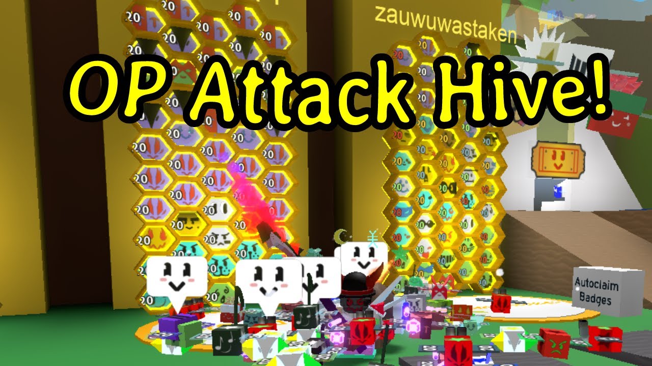 Making an OP Attack Hive in Bee Swarm Simulator! - YouTube