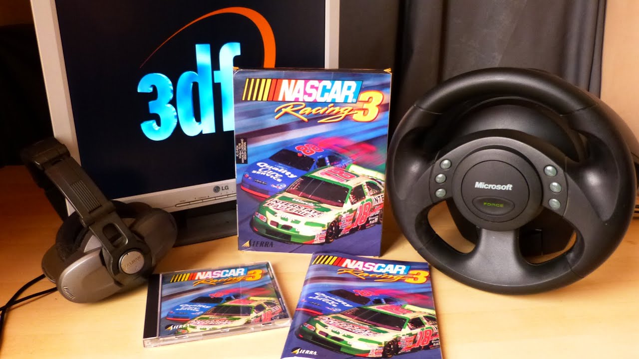 Nascar Racing 3 by Papyrus Sierra big box en PC retro | Gameplay 3dfx ...