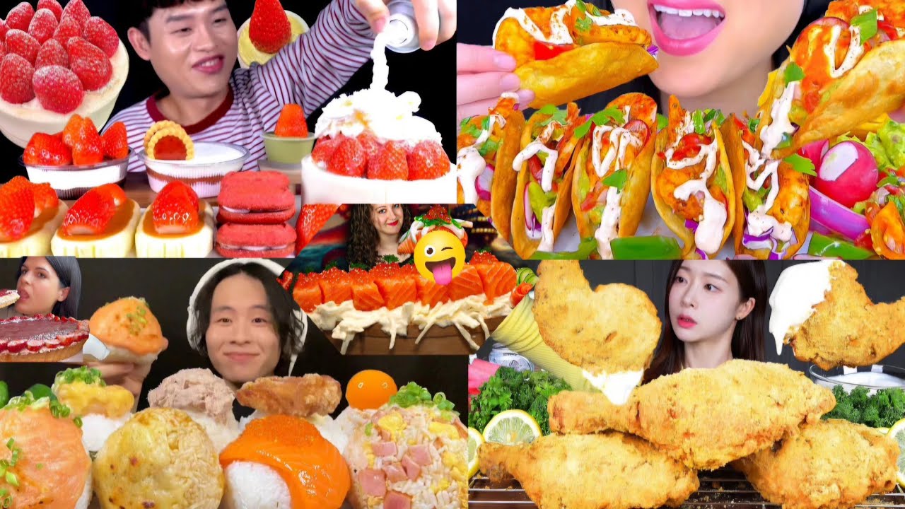 ASMR *BEST* MUKBANGERS COMFORT FOOD MUKBANG COMPILATION 🤤 BIG BITES ...