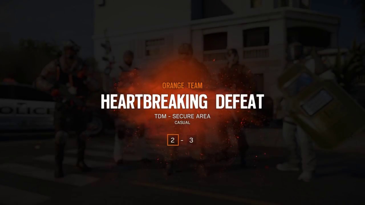 Sunday Heartbreaking Defeat Match Tom Clancy's Rainbow Six Siege - YouTube