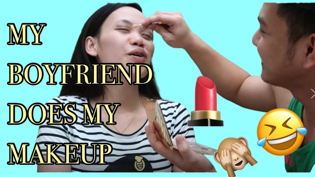 MY BOYFRIEND DOES MY MAKEUP CHALLENGE + BAKEKANG LOOK 😓 - YouTube