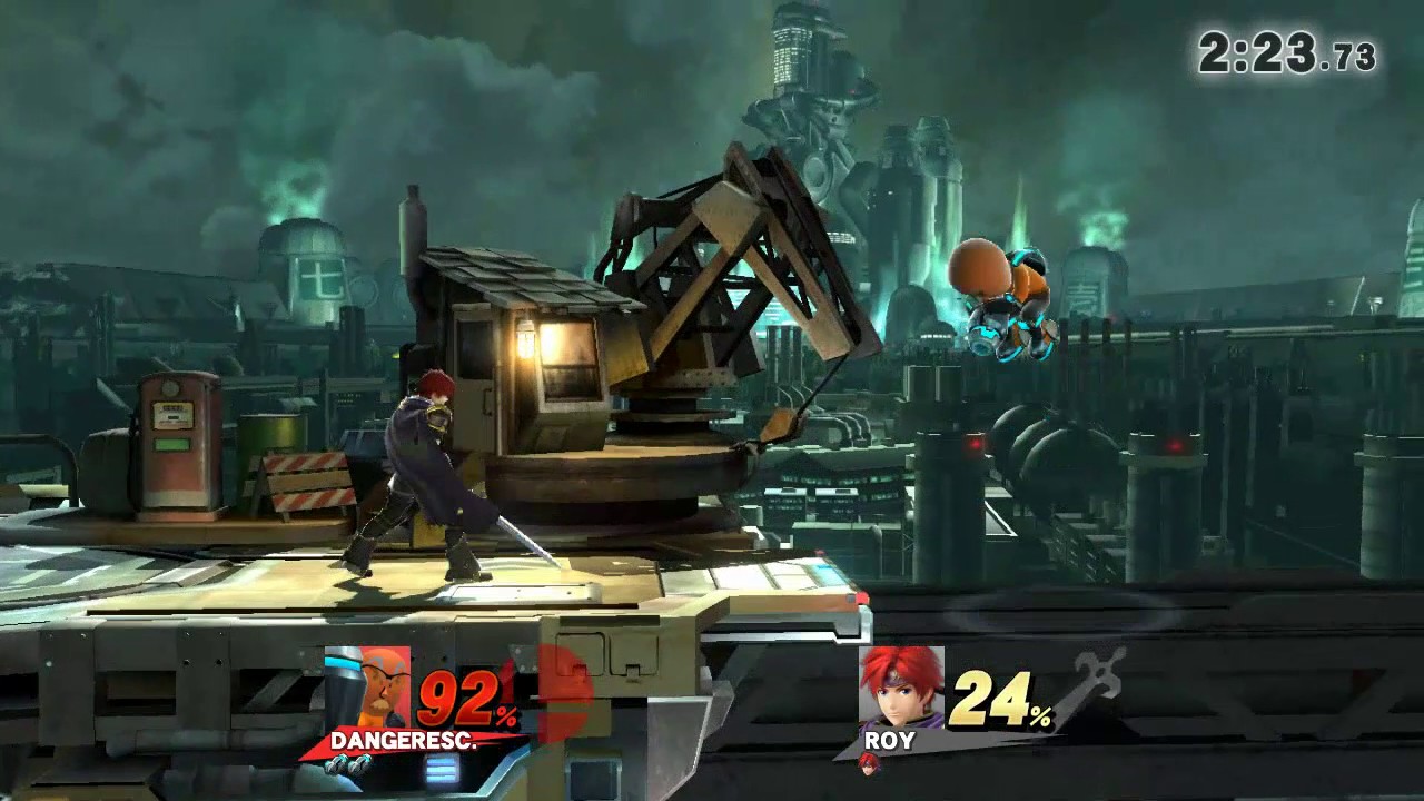 SSB4 - Dangeresque Mii Fighter Gameplay - YouTube