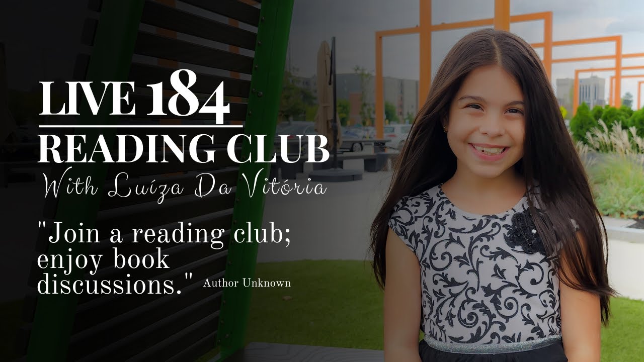 Live 184: Reading CLUB with Luíza da Vitória | Jul 30, 2024. - YouTube