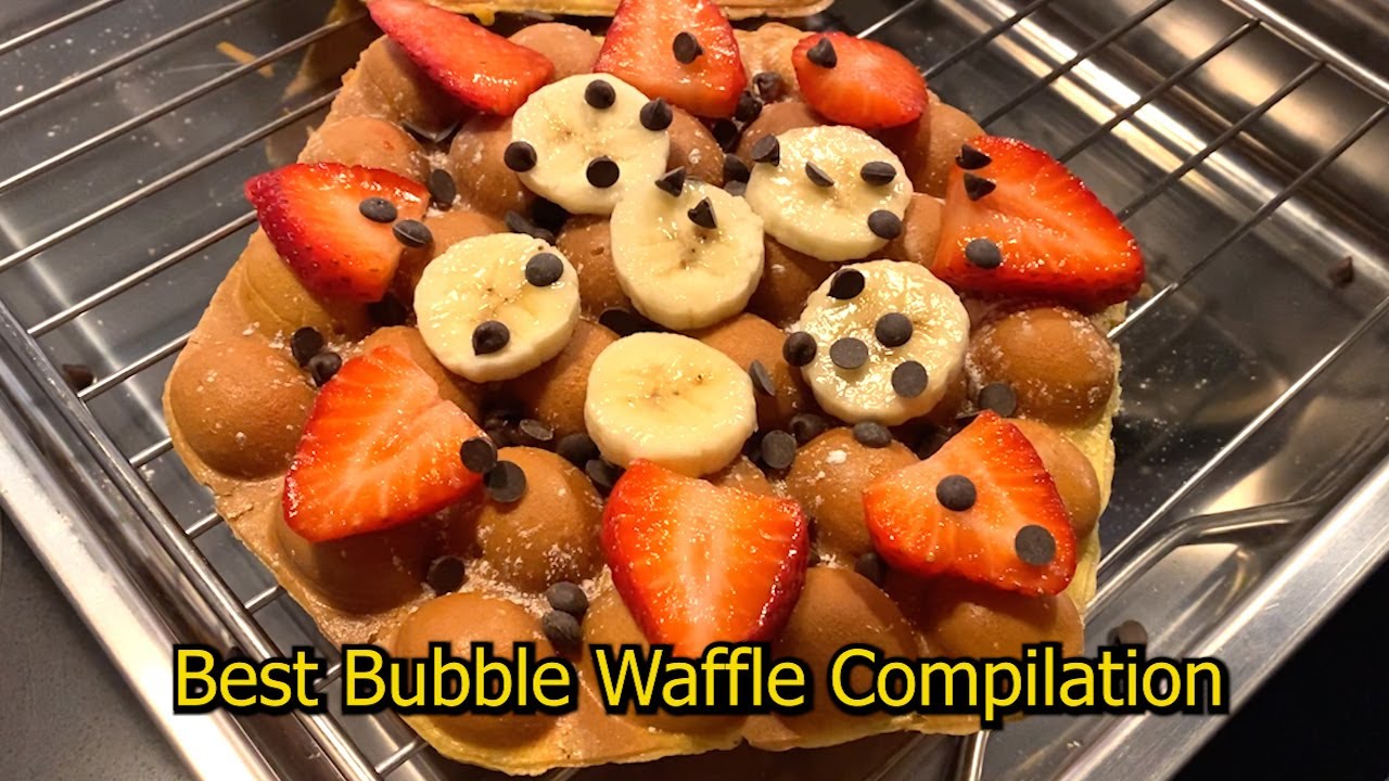 Best Asian dessert to make | Bubble Waffles Compilation 2021 | Amazing ...