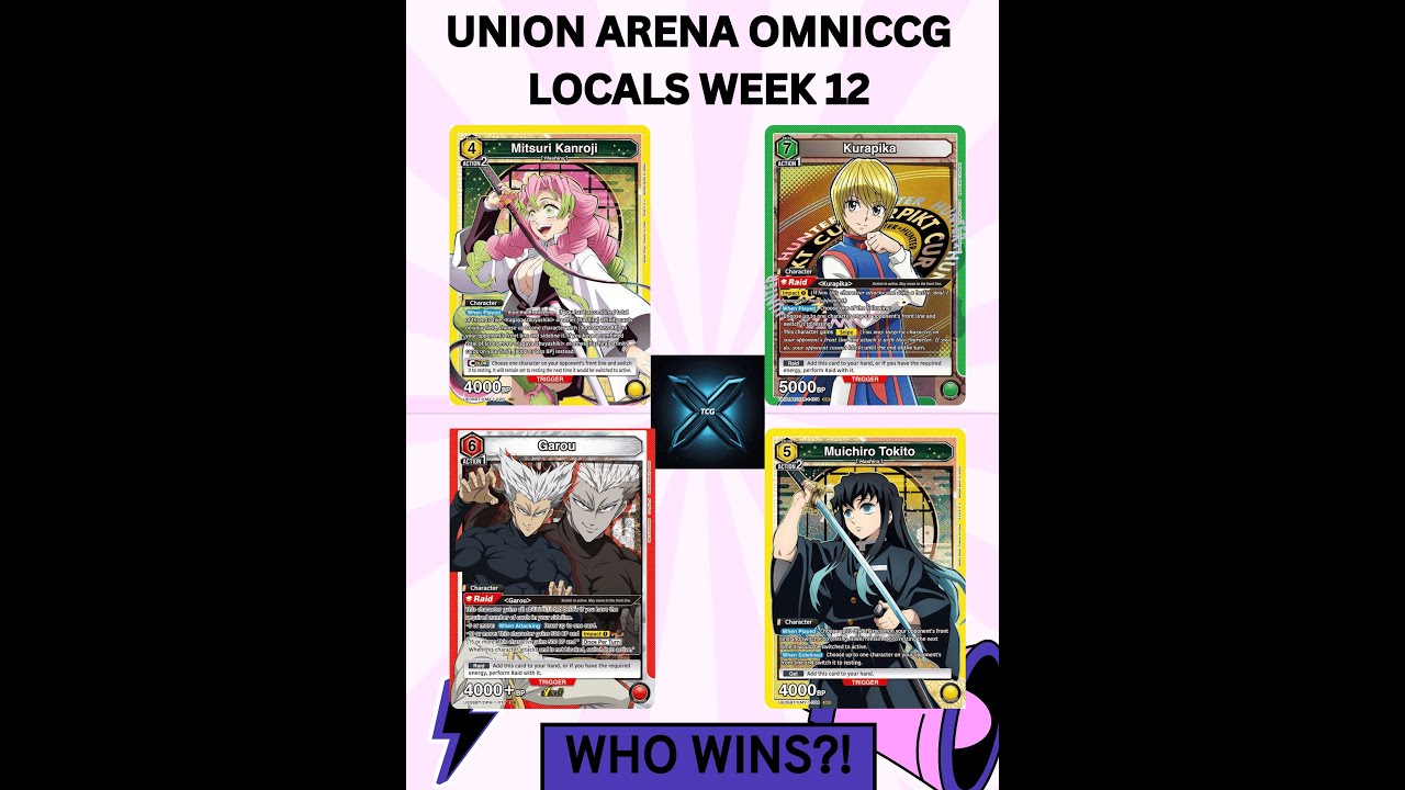 Union Arena TCG - Week 12 Locals Gameplay - YouTube