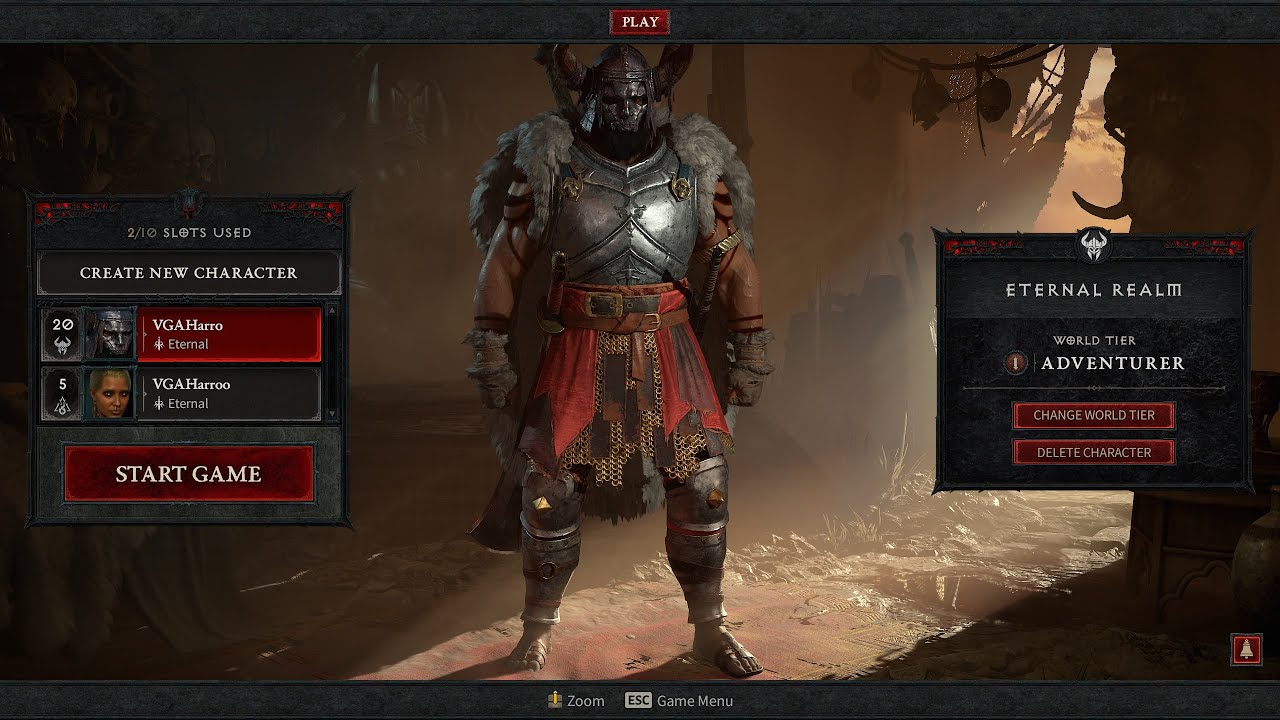 Diablo 4 Character Creation & Dungeon - YouTube