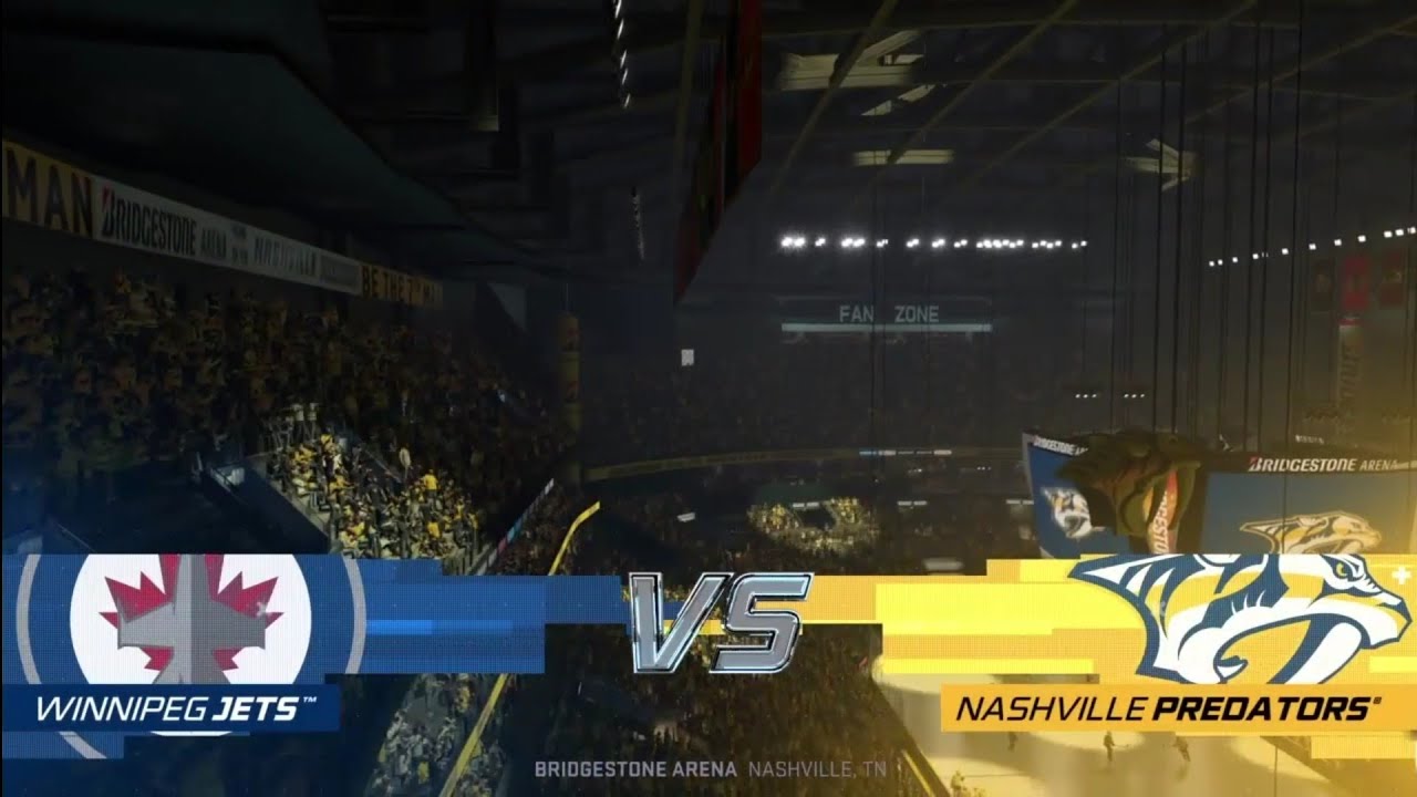 NHL 21 | Winnipeg Jets vs Nashville Predators | Gameplay 🏒 🎮 - YouTube