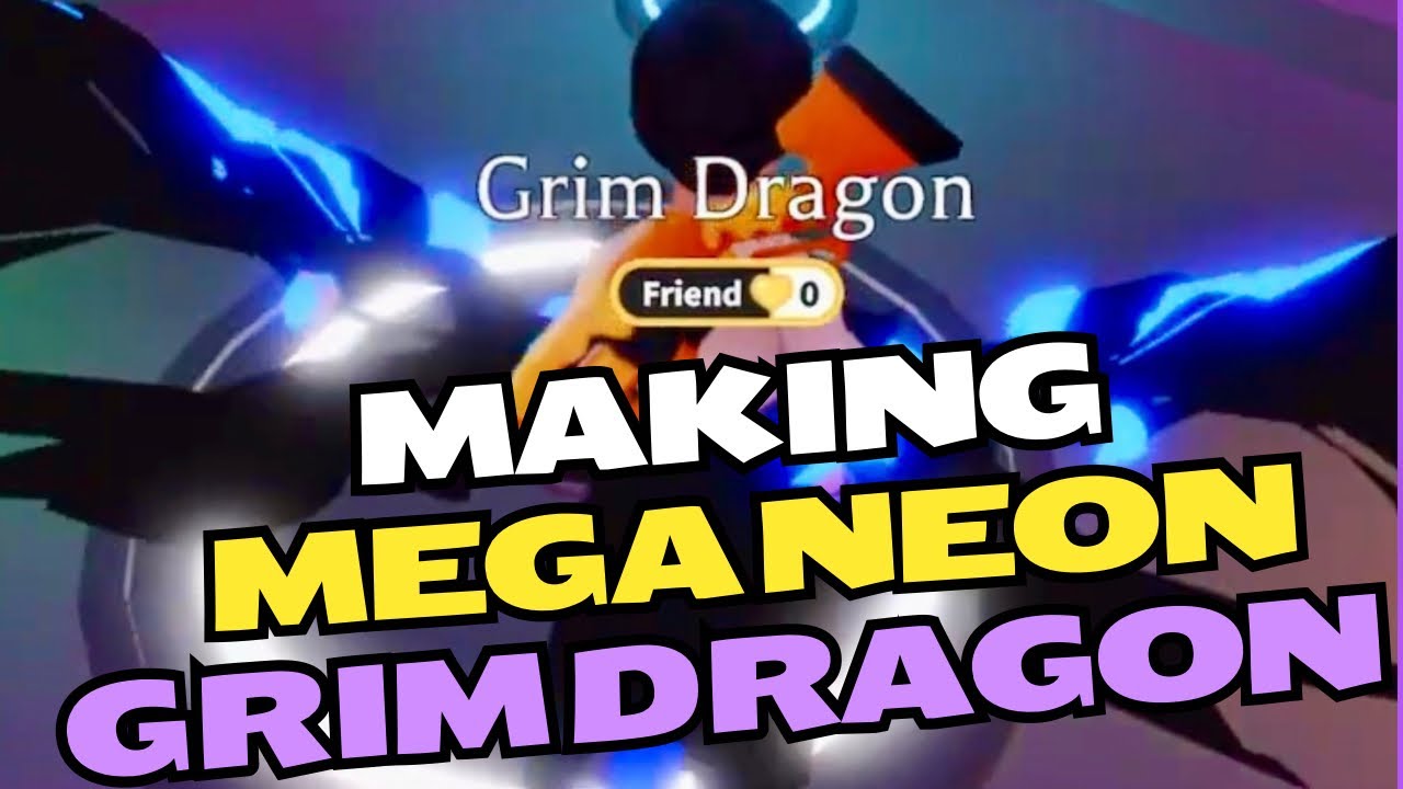Making the MEGA Neon GRIM Dragon 🐉💀 to Life in Adopt Me! - YouTube