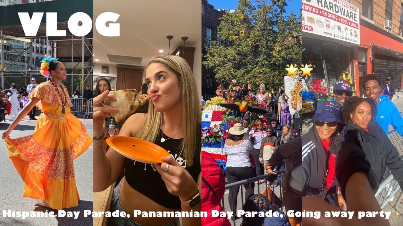 VLOG: Panamanian Day Parade, Steph takes on LA, Hispanic Day Parade🇵🇦 ...